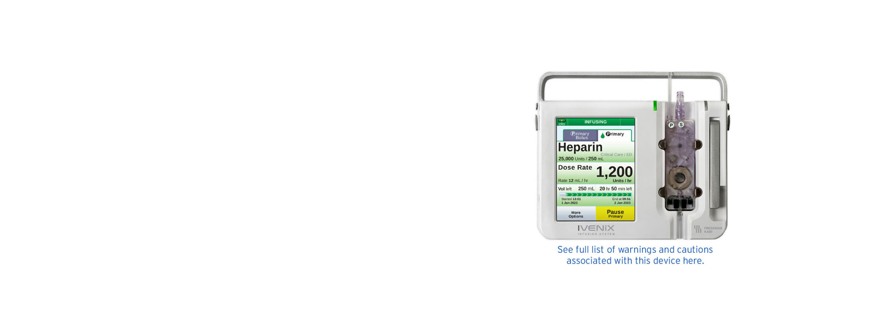 Ivenix Admin Sets | KabiAccess - Fresenius Kabi